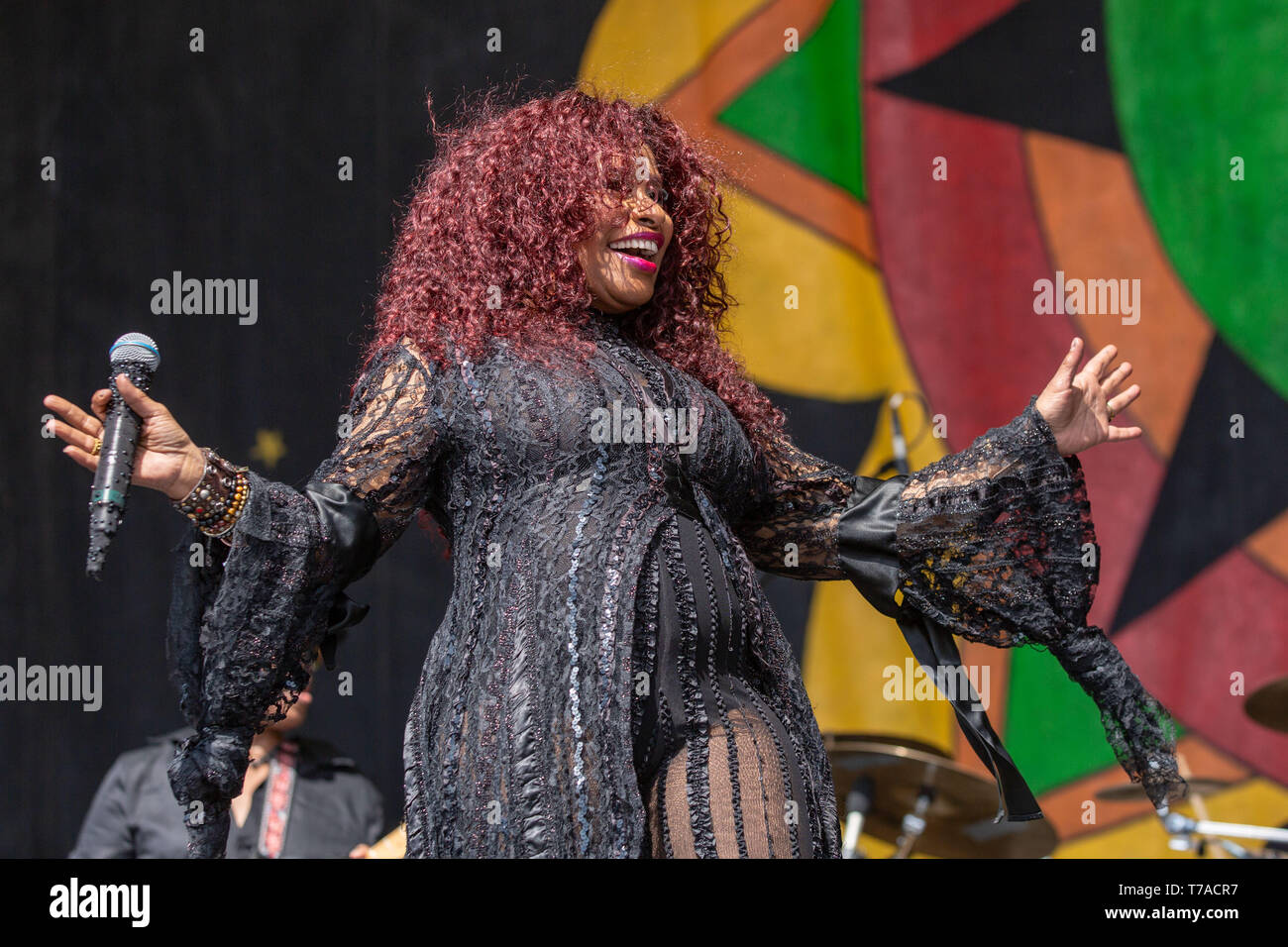 May 5, 2019 - New Orleans, Louisiana, U.S - Singer CHAKA KHAN (YVETTE ...