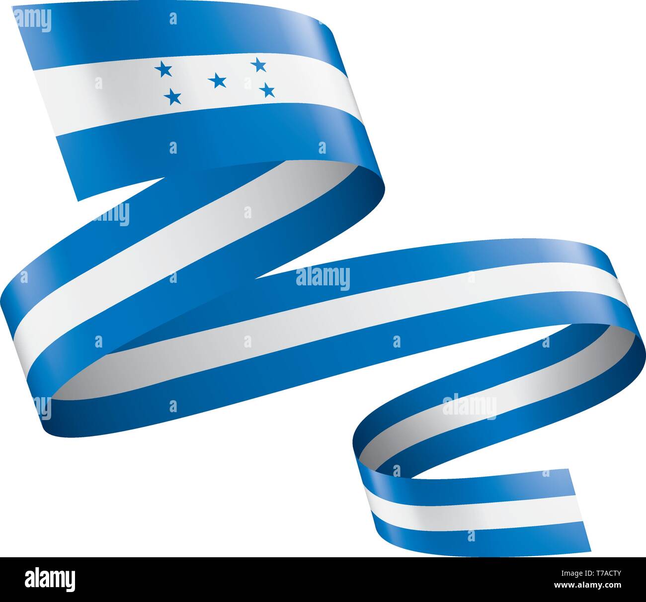 Honduras flag, vector illustration on a white background Stock Vector ...