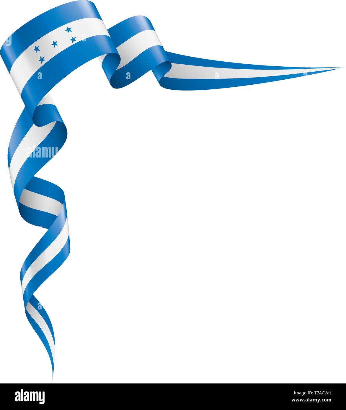 Honduras flag, vector illustration on a white background Stock Vector ...