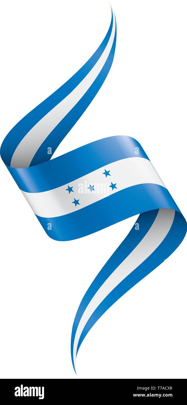 Honduras flag, vector illustration on a white background Stock Vector ...