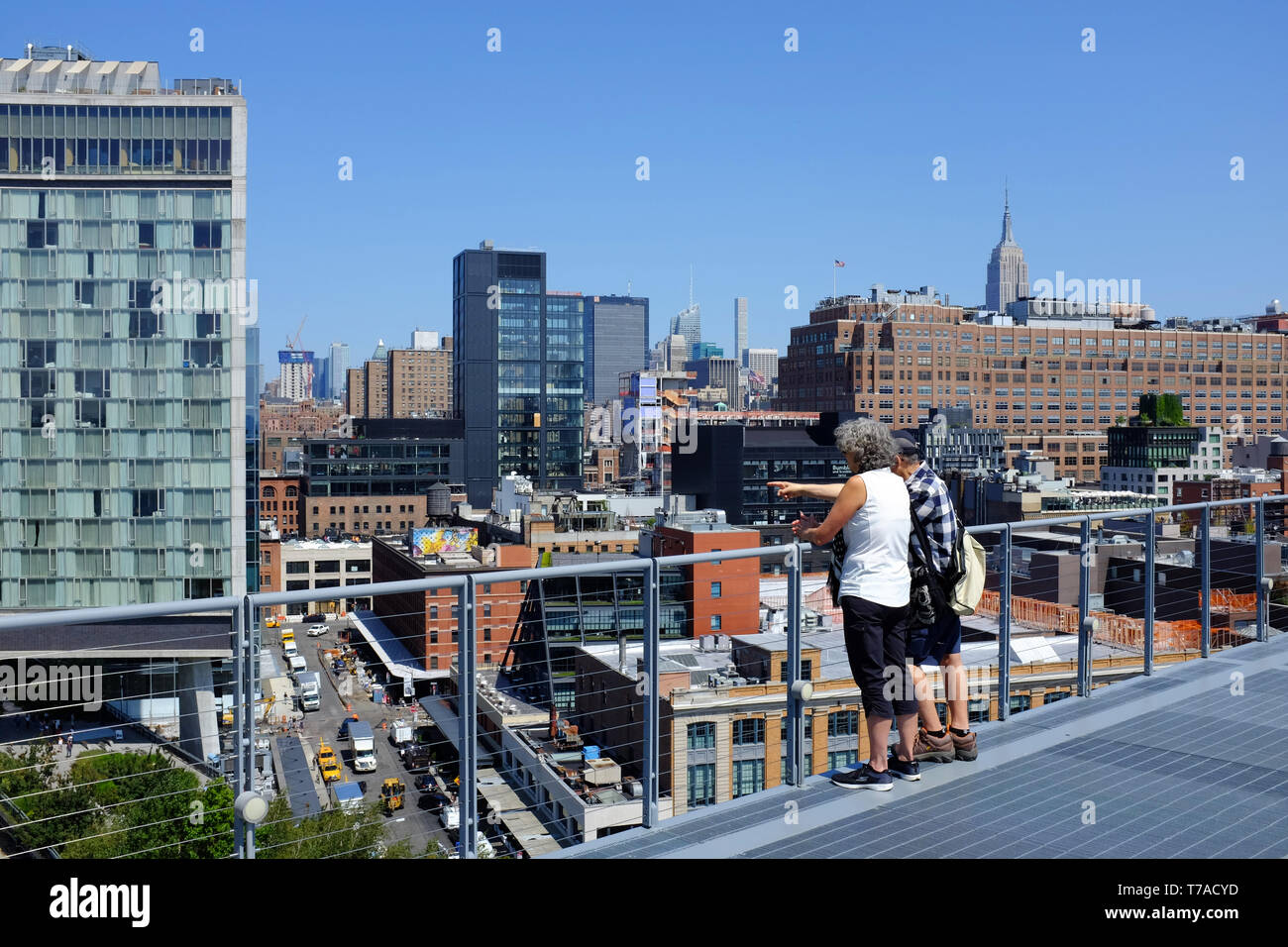 Meatpacking district and Chelsea of Manhattan with visitors on the ...