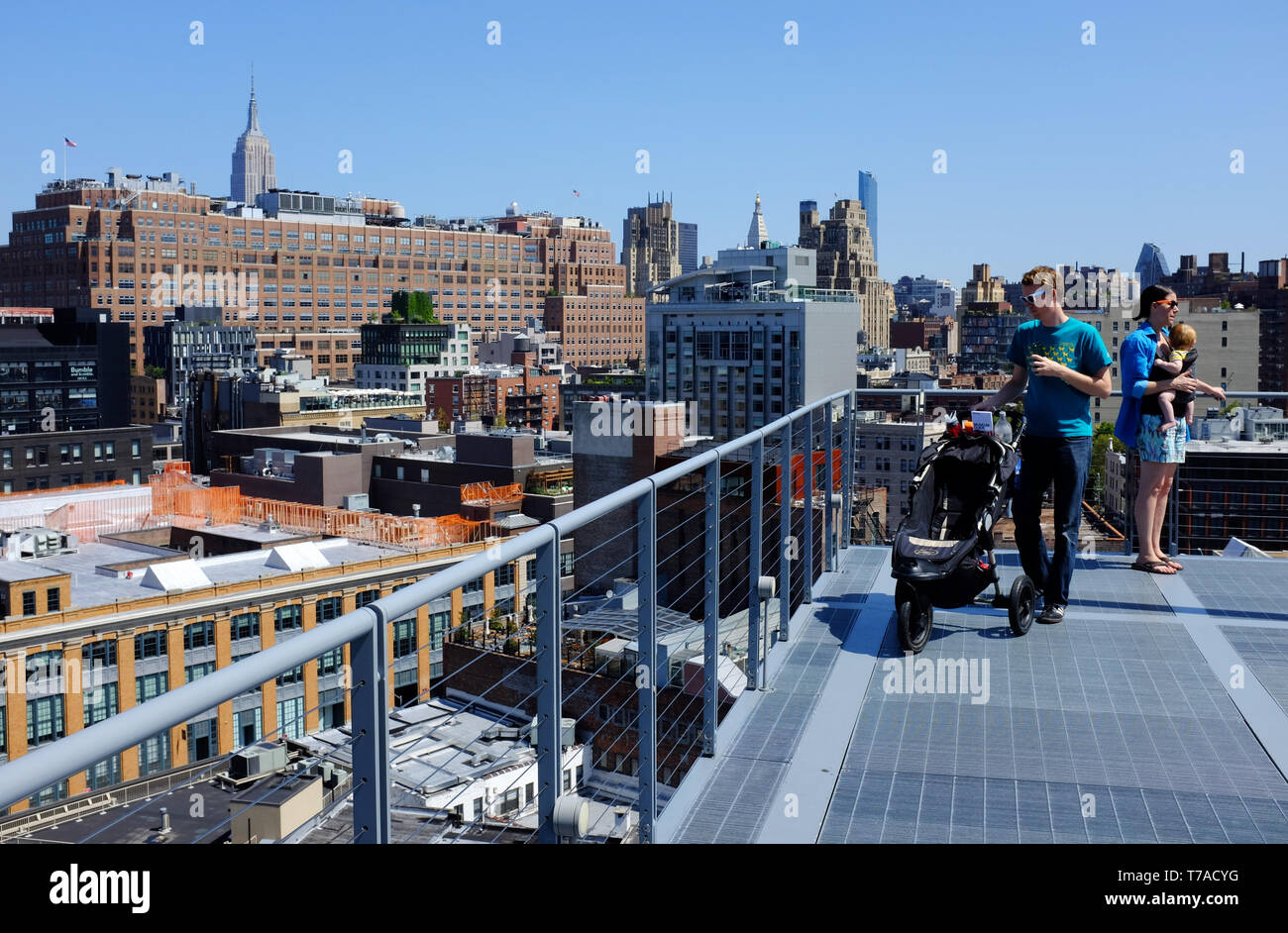Meatpacking district and Chelsea of Manhattan with visitors on the ...