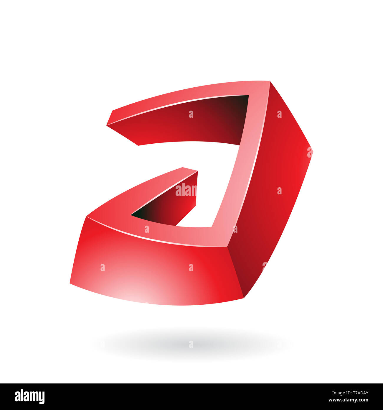 Design Concept of an Abstract Icon of Letter A, Vector Illustration ...