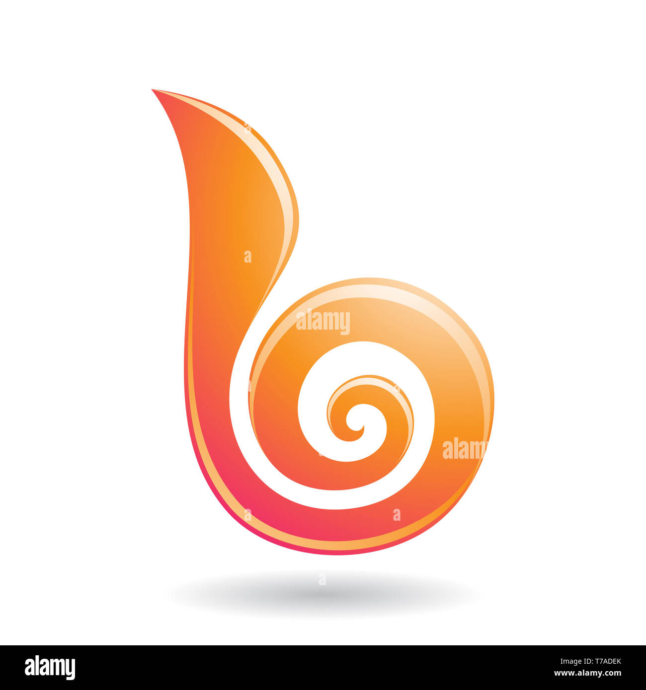 Design Concept of a Abstract Icon of Letter B, Vector Illustration ...