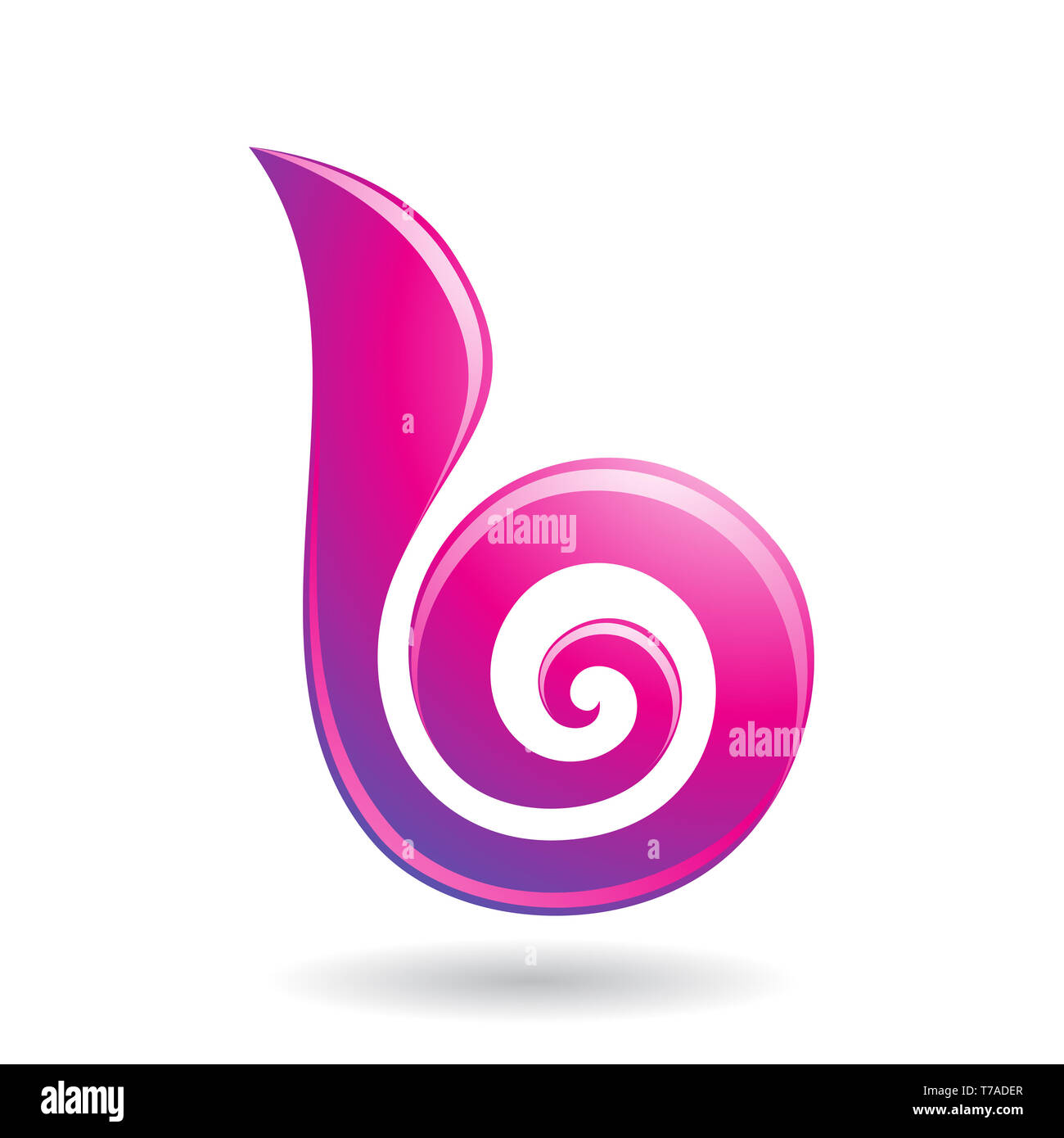 Design Concept of a Abstract Icon of Letter B, Vector Illustration ...