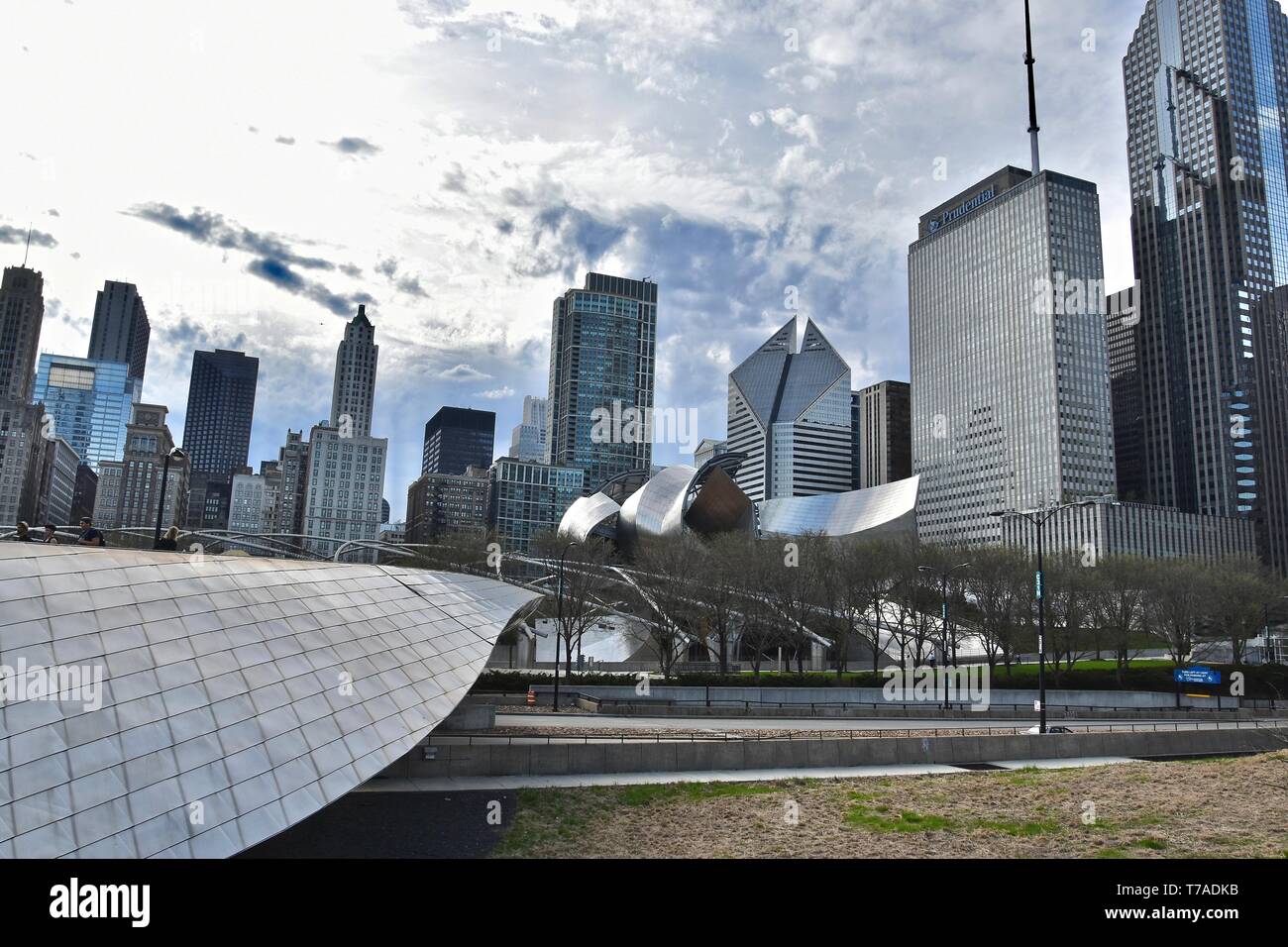 Iconic view of Chicago, Illinois, USA Stock Photo - Alamy