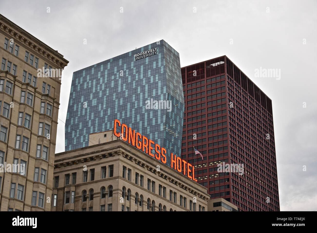 Congress hotel chicago illinois usa hi-res stock photography and images ...