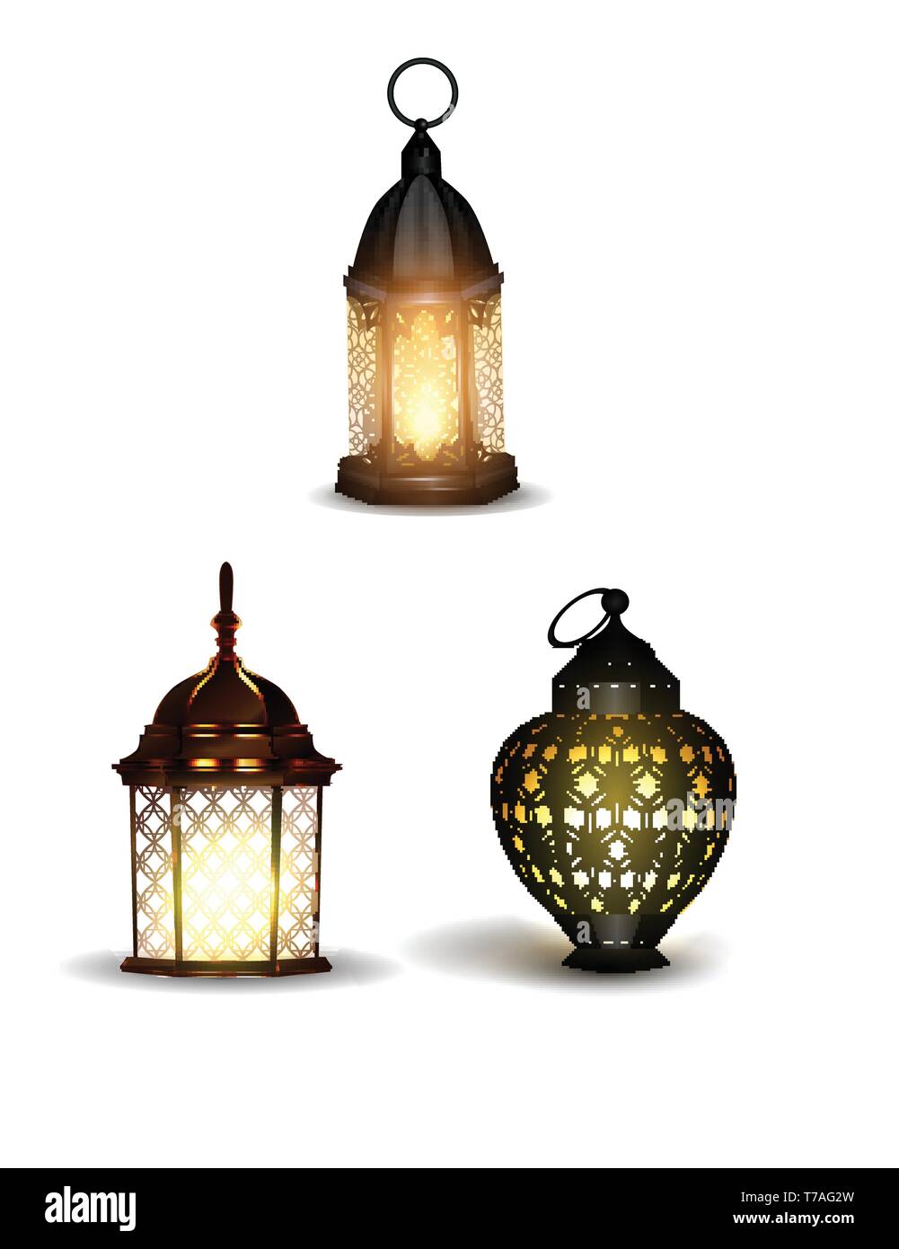 Old east lamp vector illustration pack set Stock Vector Image & Art - Alamy