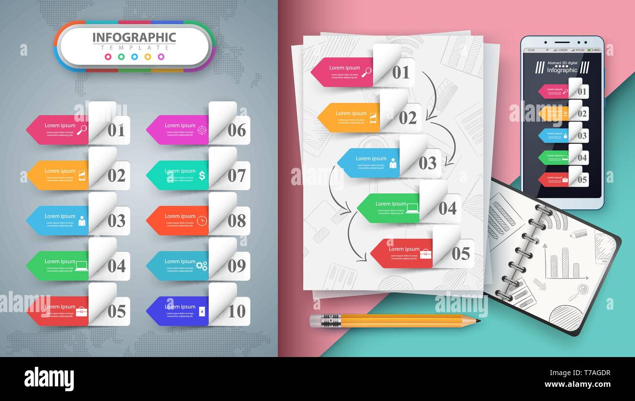 Business infographic. Mockup for your idea Stock Vector Image & Art - Alamy