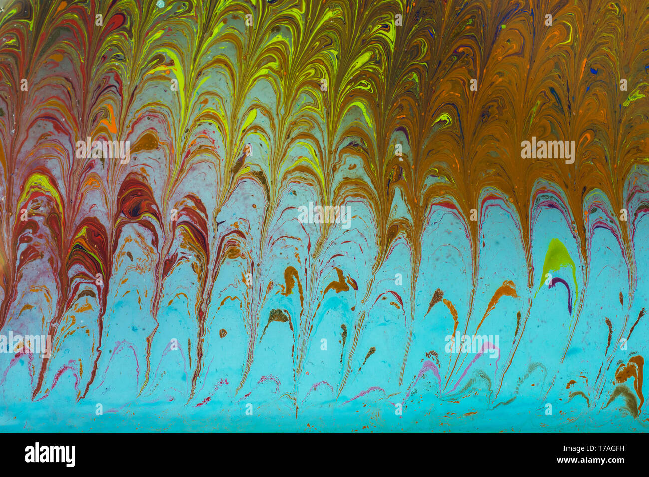 abstract marbling art patterns in paint as background Stock Photo - Alamy
