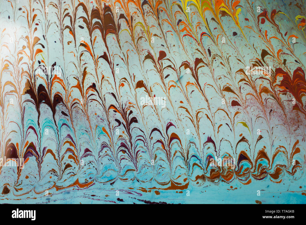abstract marbling art patterns in paint as background Stock Photo - Alamy