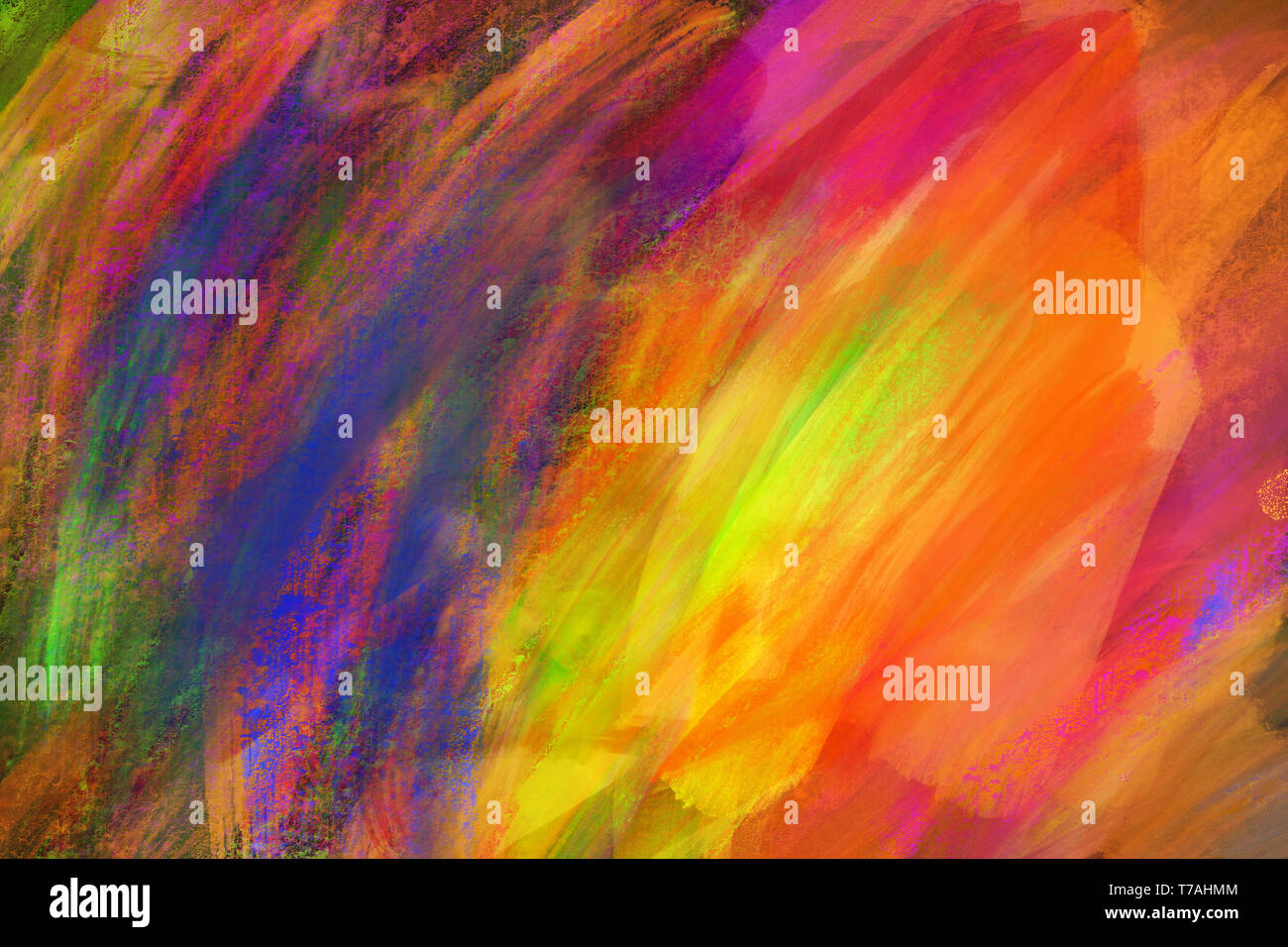 abstract colorful oil paint texture on canvas, background Stock Photo ...