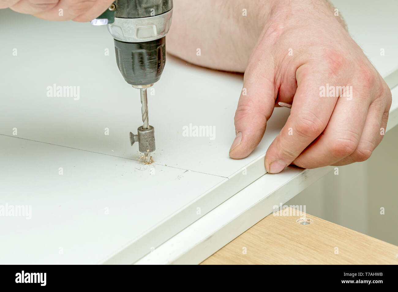 Drilling hole hi-res stock photography and images - Alamy