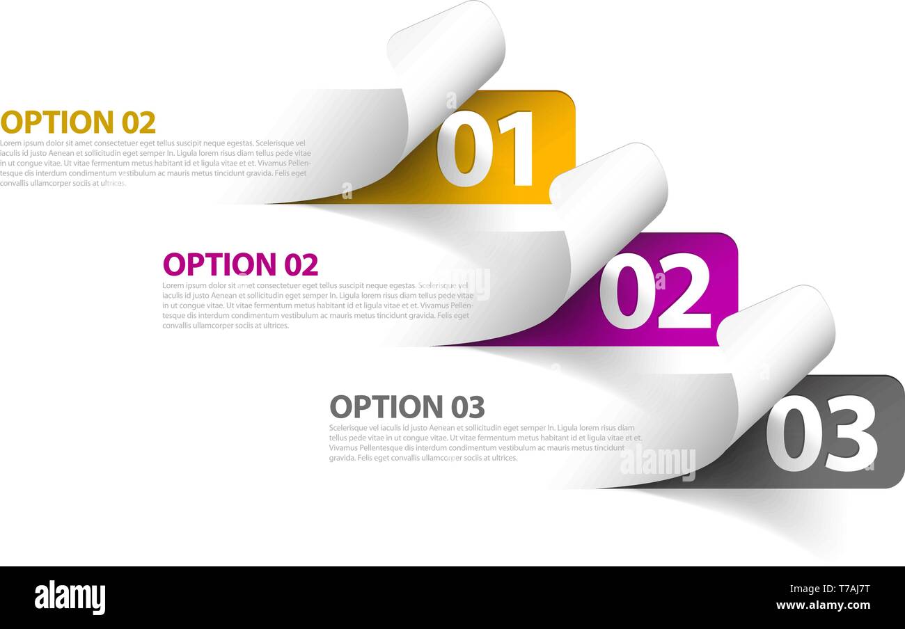 Set of Colorful Vector Sample stickers for various options Stock Vector ...