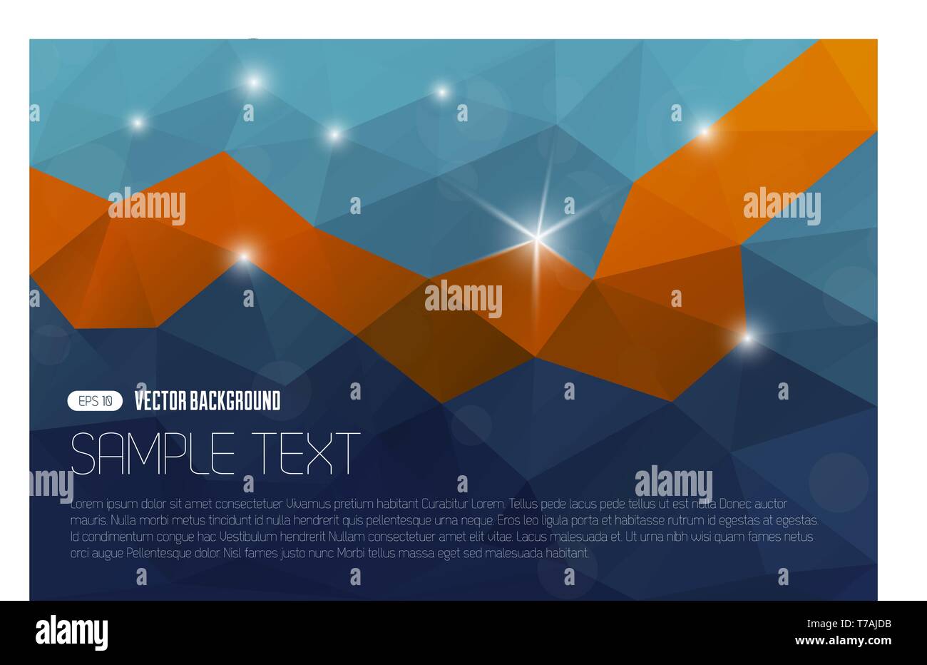 Abstract blue technical background with place for your text Stock ...