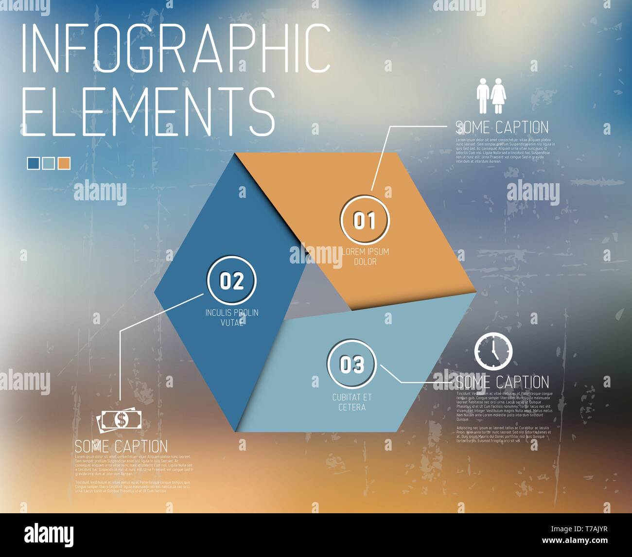 Vector Infographic elements no abstract background Stock Vector Image ...