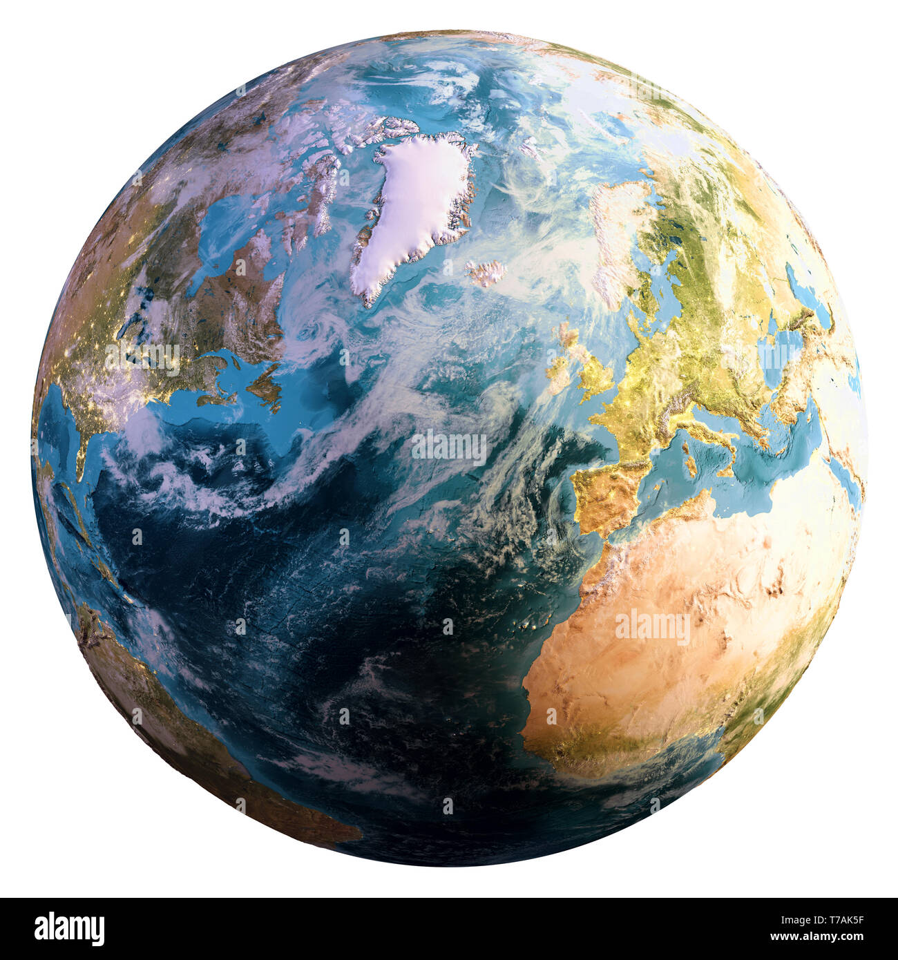 Planet Earth world Stock Photo - Alamy