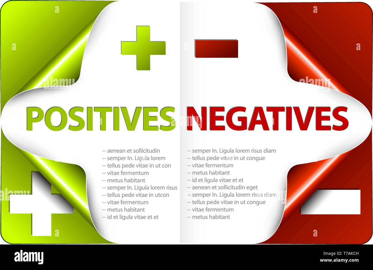 Vector template for positives and negatives Stock Vector Image & Art ... Vector template for positives and negatives Stock Vector Image & Art ...