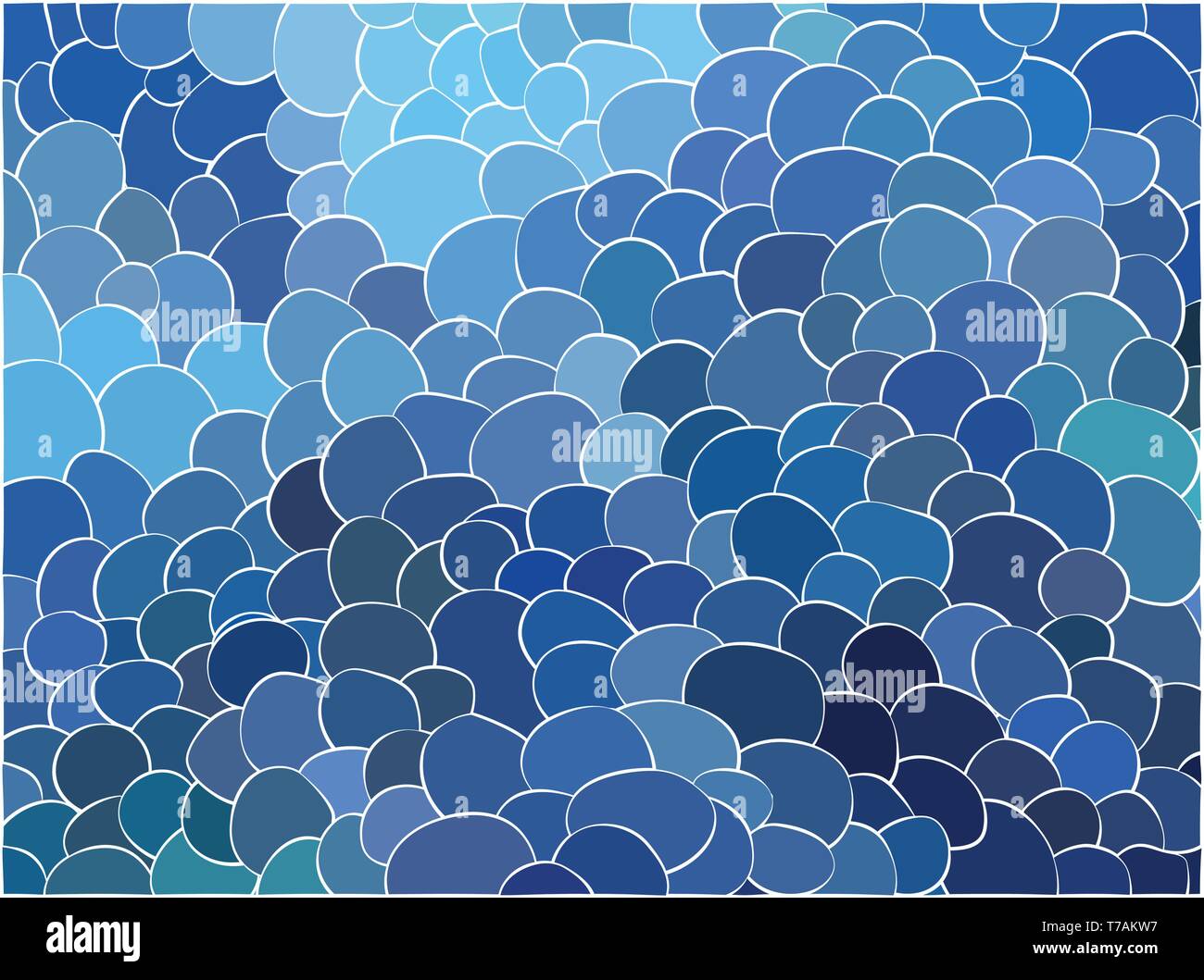 Curved blue pattern Stock Vector Images - Alamy