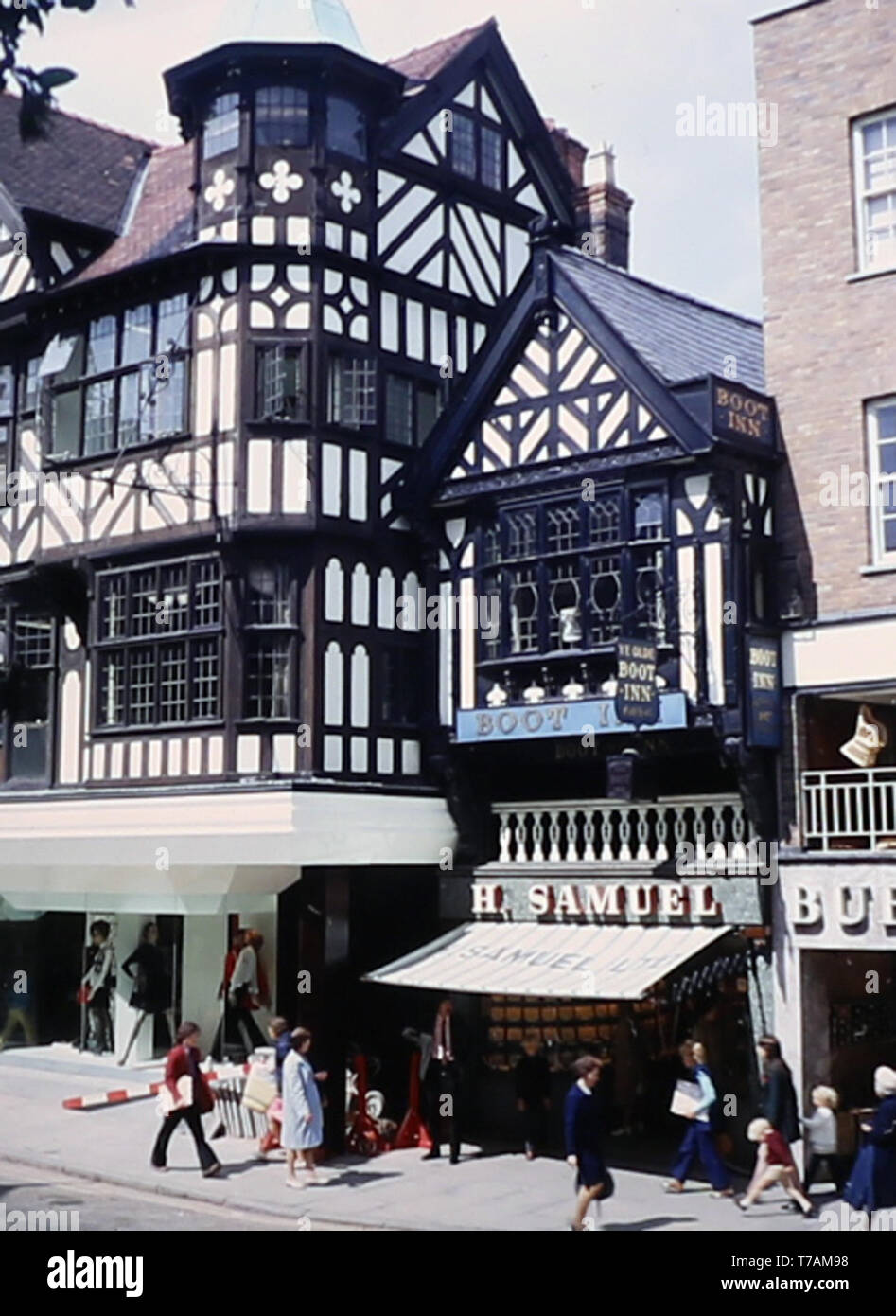 Boot Inn Chester in 1972 Stock Photo - Alamy