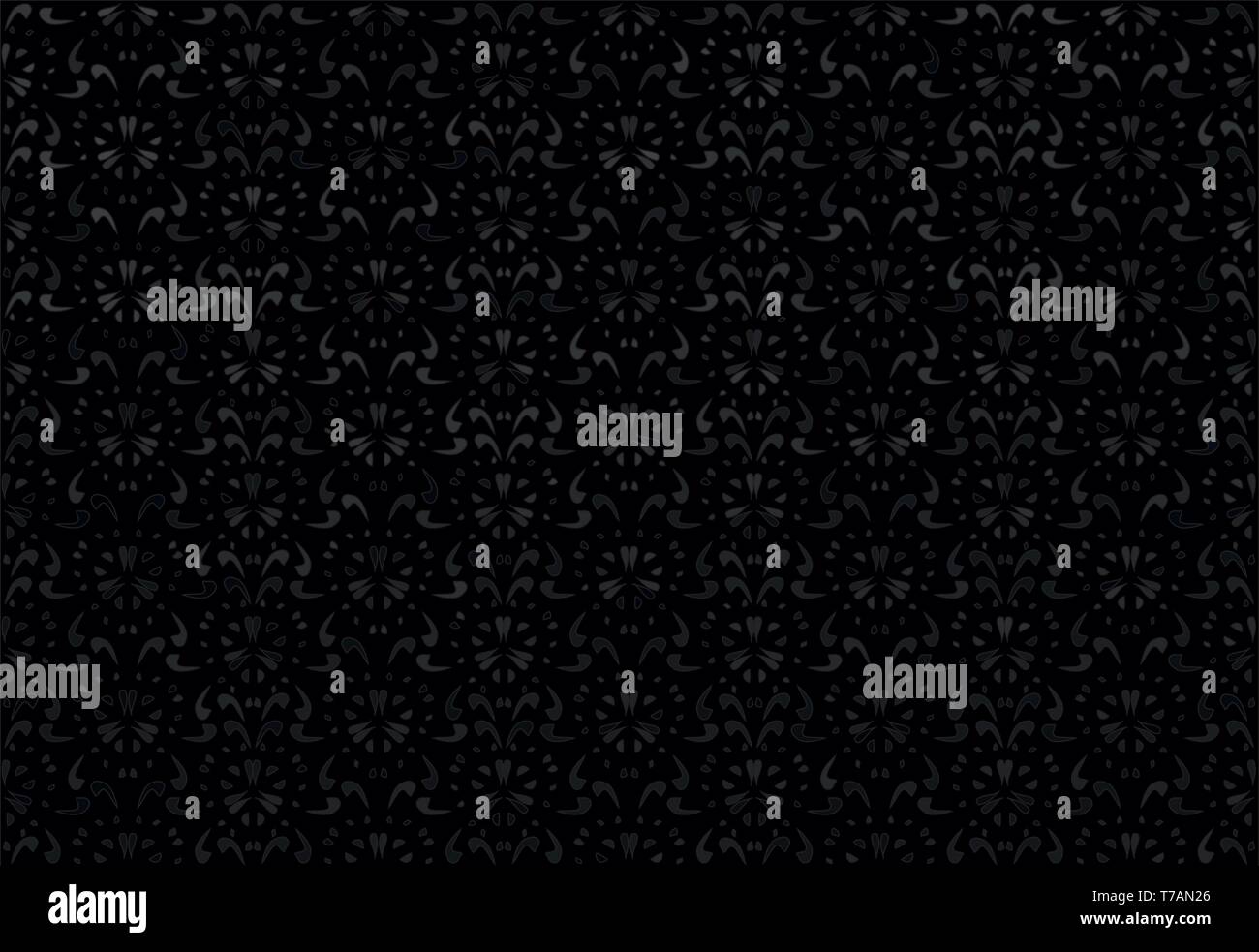 vintage black background with floral elements and darkening to the ...