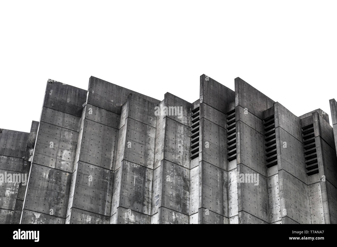 Close-up of the exterior of The Grieg Hall, Edvard Griegs' Square ...