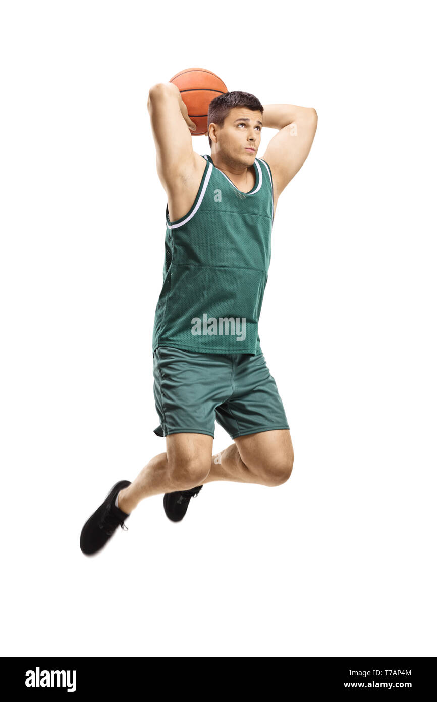 Basketball player male dunk hi-res stock photography and images - Alamy