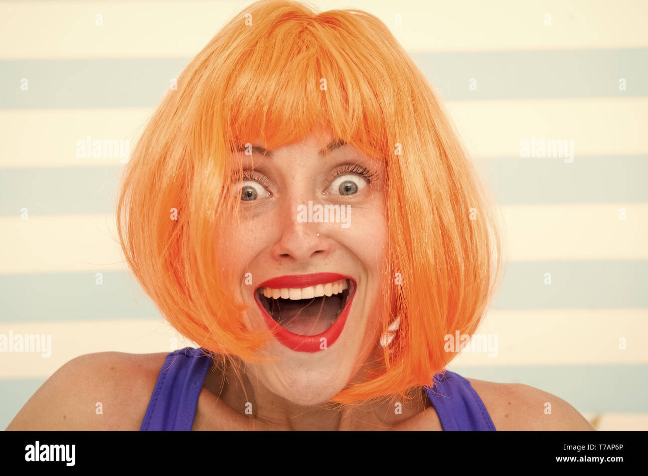 happy crazy girl with omg or wow facial expression. happy girl with ... happy crazy girl with omg or wow facial expression. happy girl with ...
