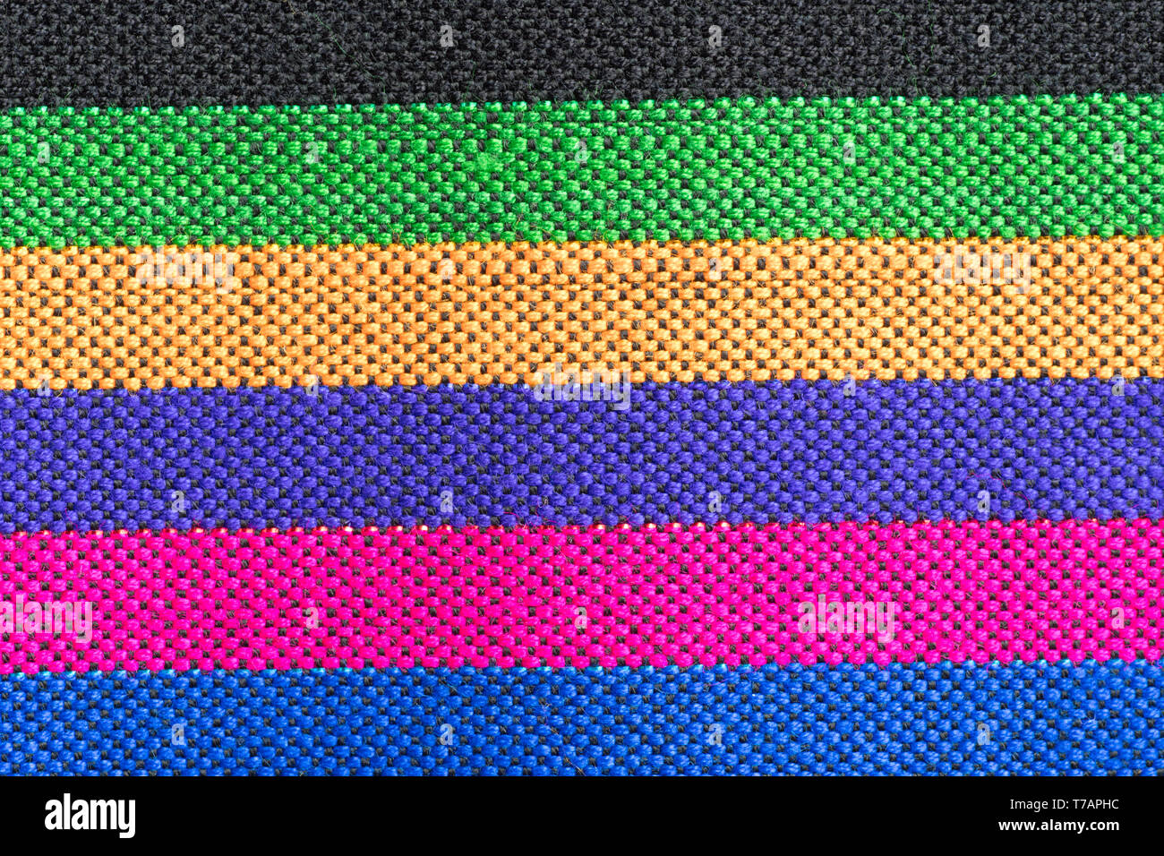 Handmade cotton woven fabric as a background and texture Stock Photo ...