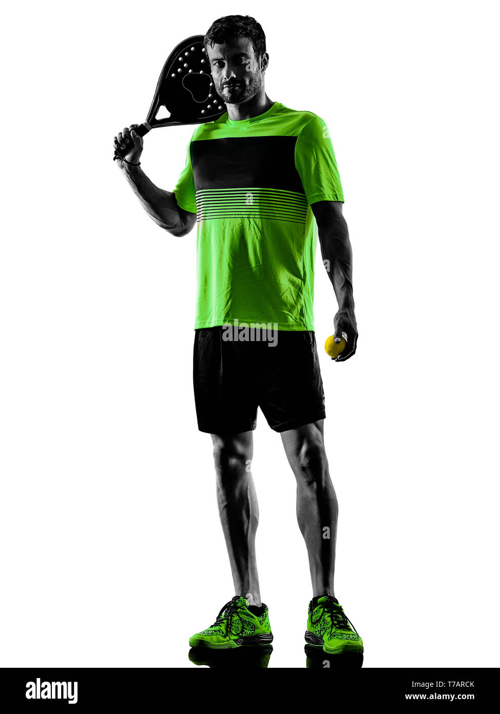 Padel tennis padel tennis player silhouette hi-res stock photography ...
