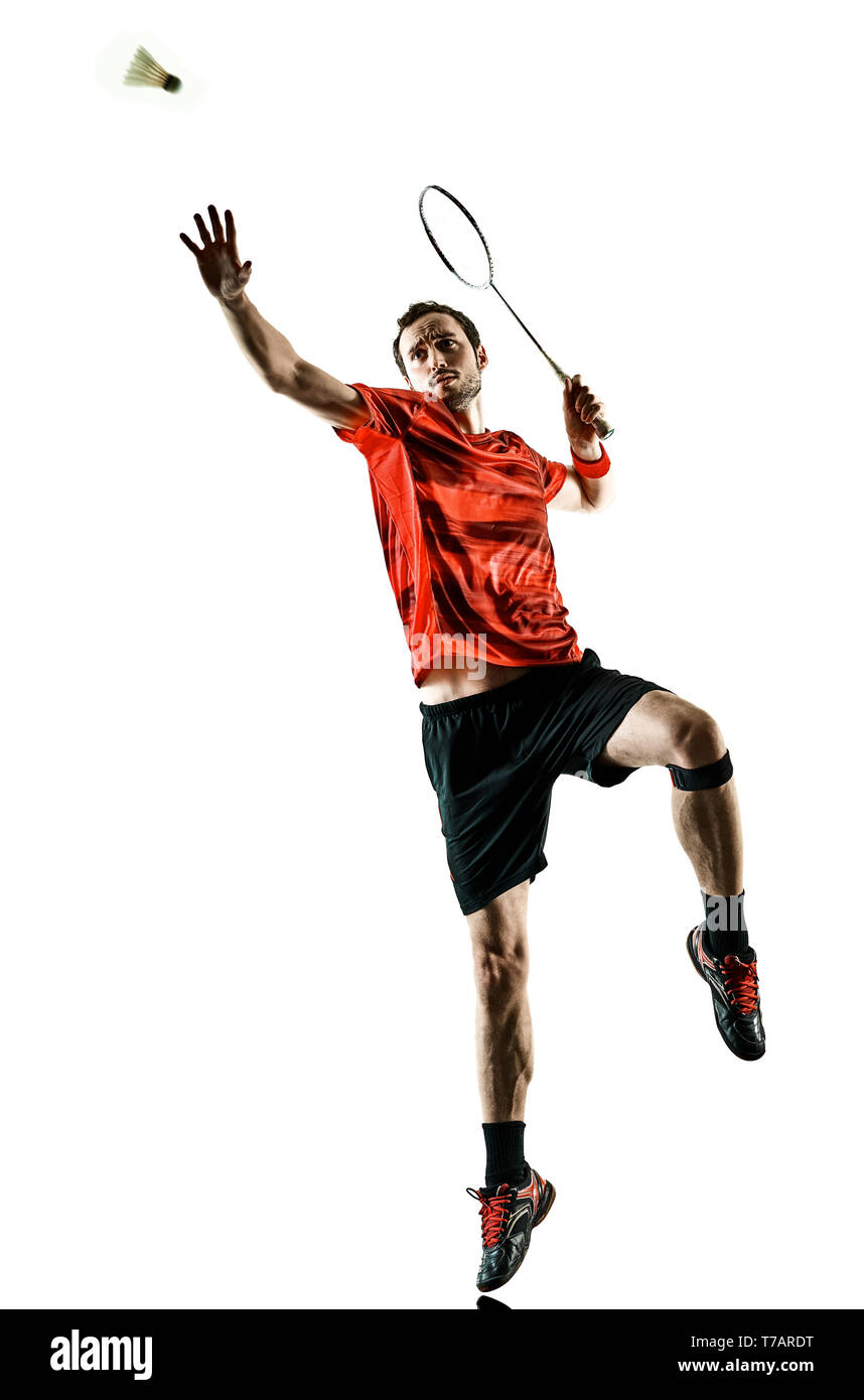 Badminton Players Smash