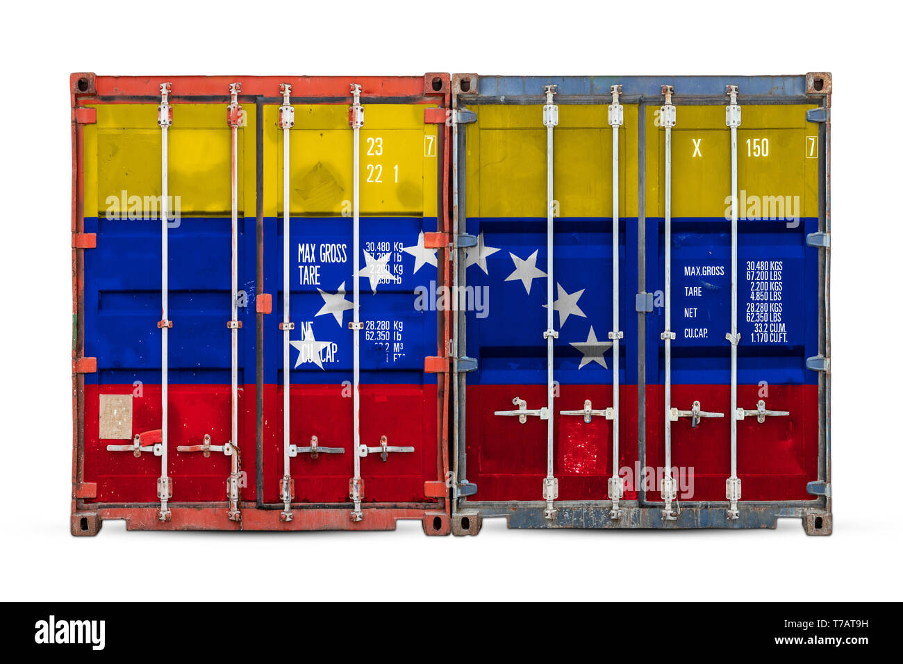 The concept of Venezuela export-import and national delivery of goods ...