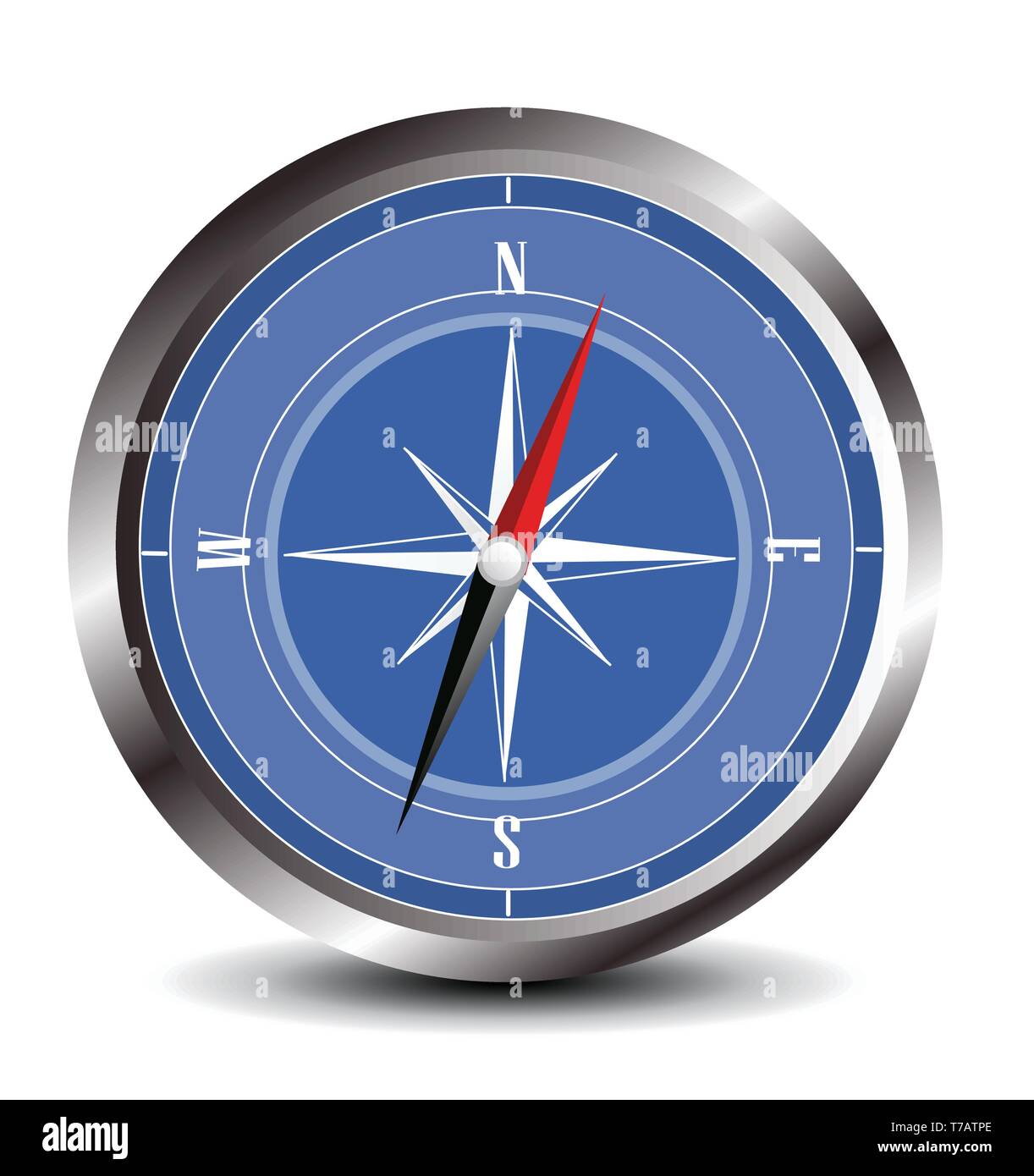 Vector compass rose on white background Stock Vector Image & Art - Alamy