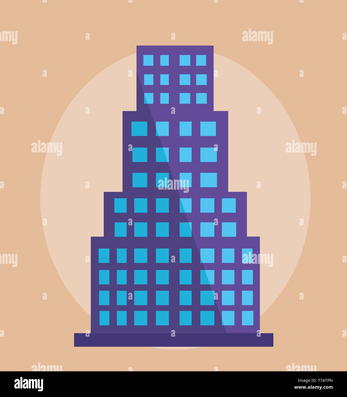 modern building vector illustration Stock Vector Image & Art - Alamy