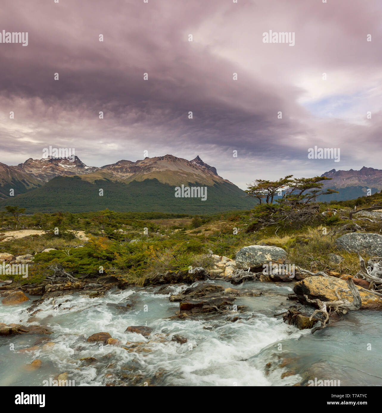 Patagonia landscapes in Southern Argentina Stock Photo - Alamy