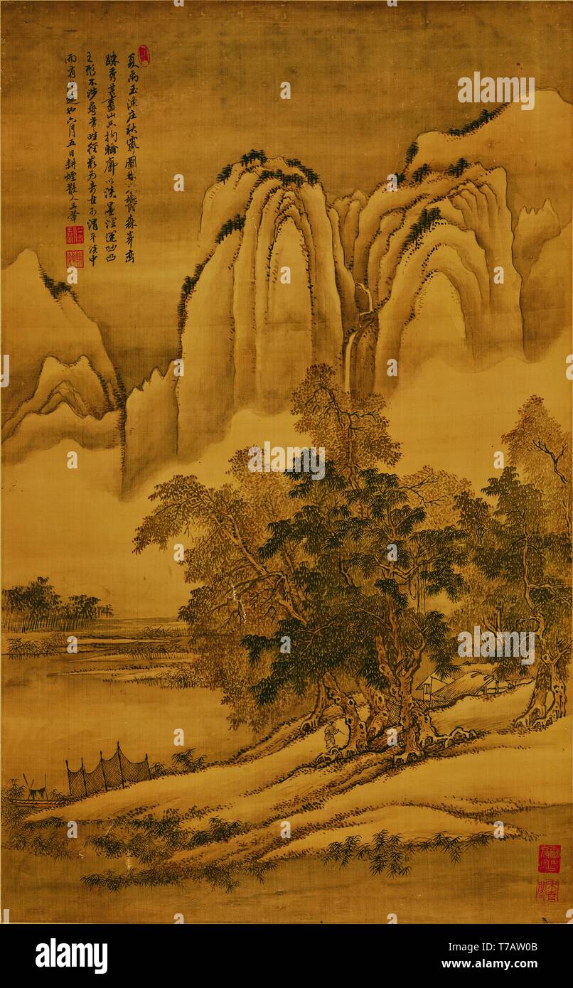 Wang hui, landscape painting hi-res stock photography and images - Alamy