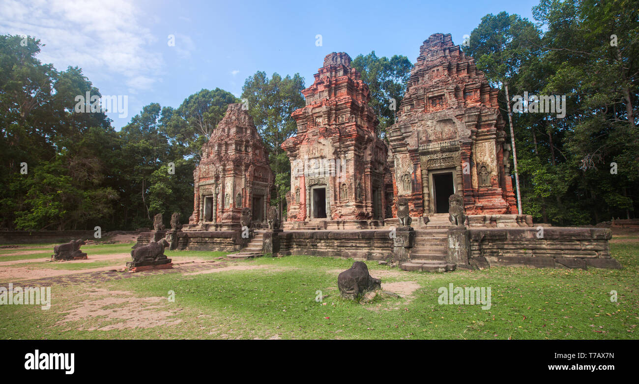 Preah Ko temple, Angkor Stock Photo - Alamy