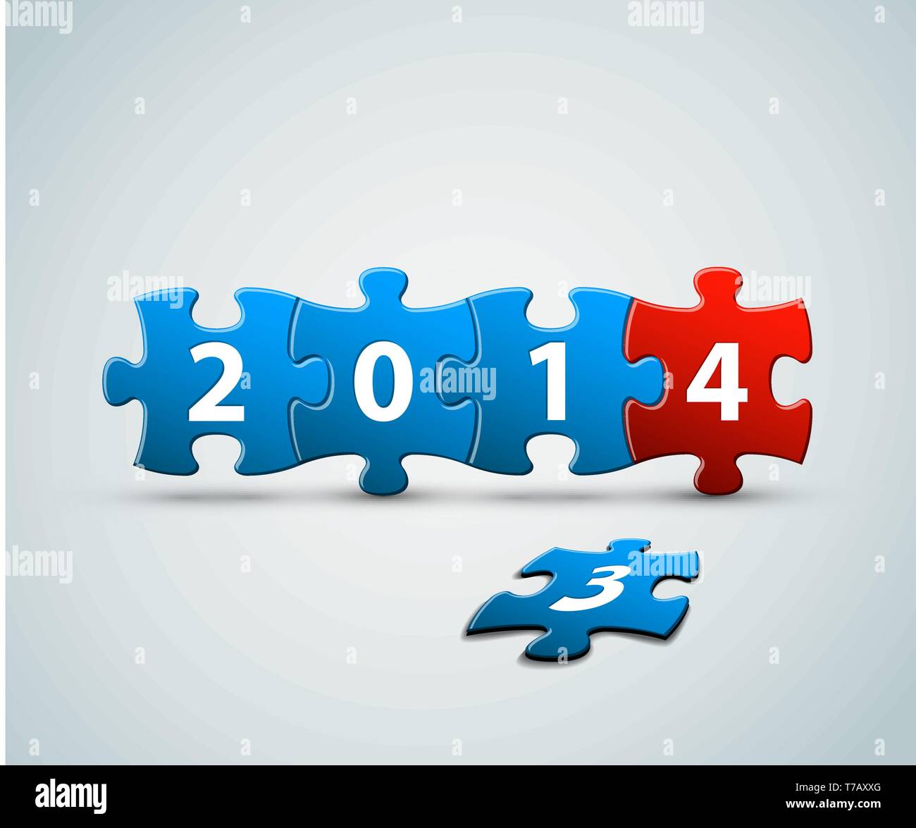 Number 2014 year 3d Stock Vector Images - Alamy