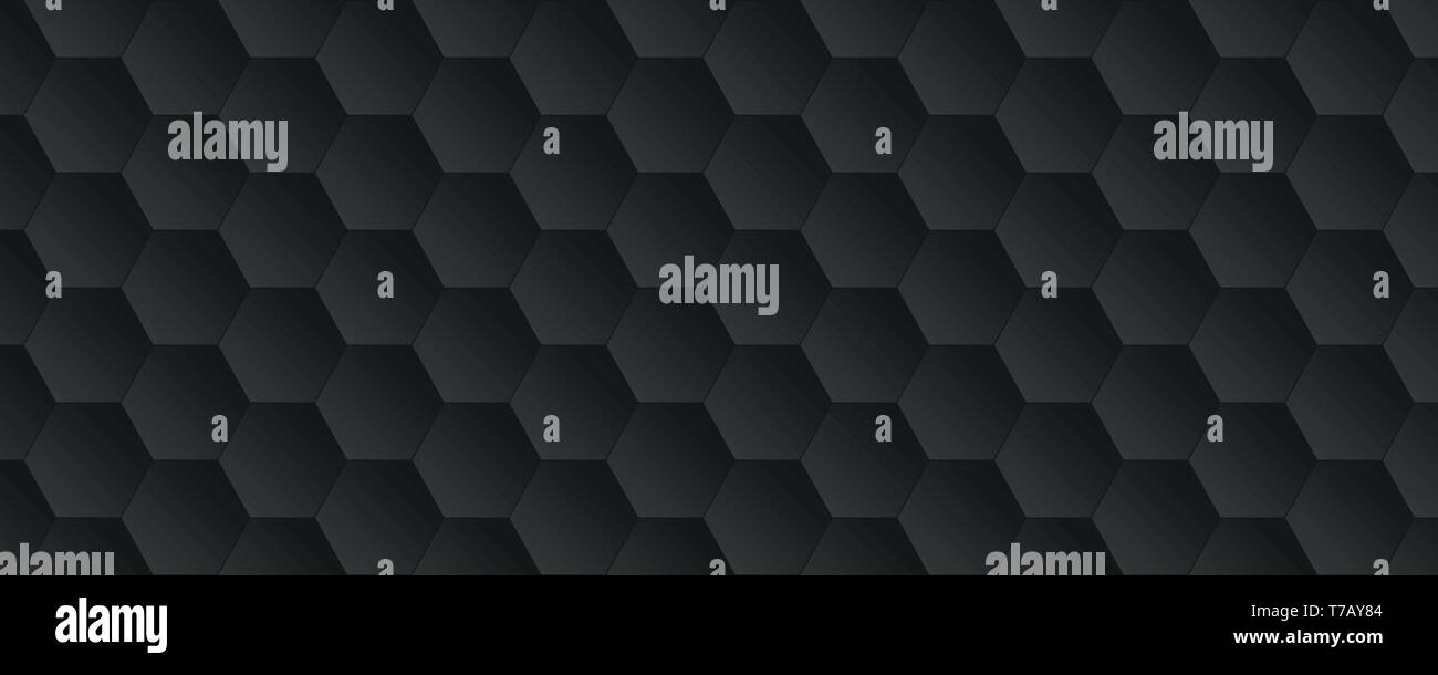black abstract honeycomb background vector illustration EPS10 Stock ...