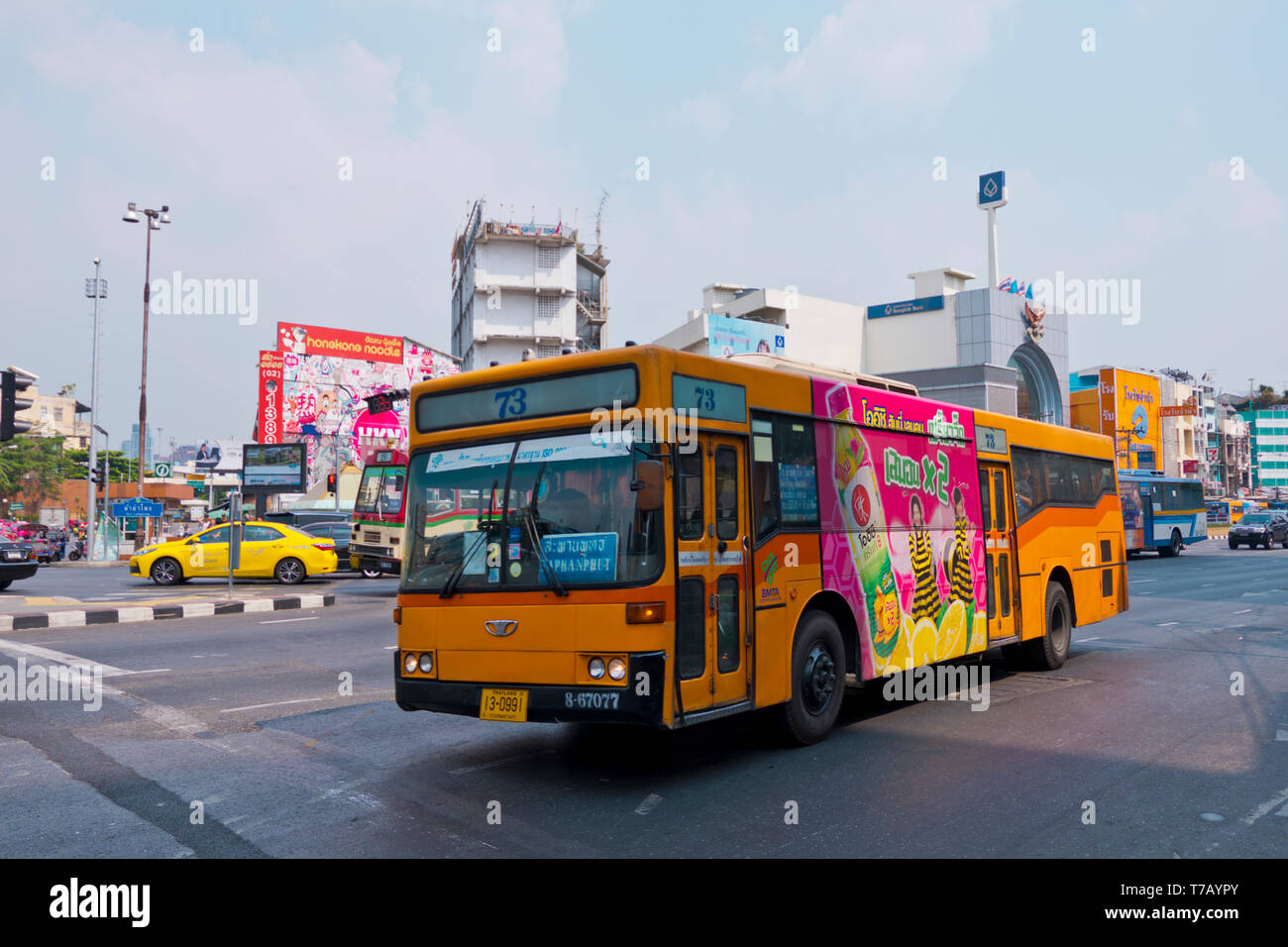 Bus 73, Hua Lamphong Junction, Pathum Wan district, Bangkok, Thailand ...