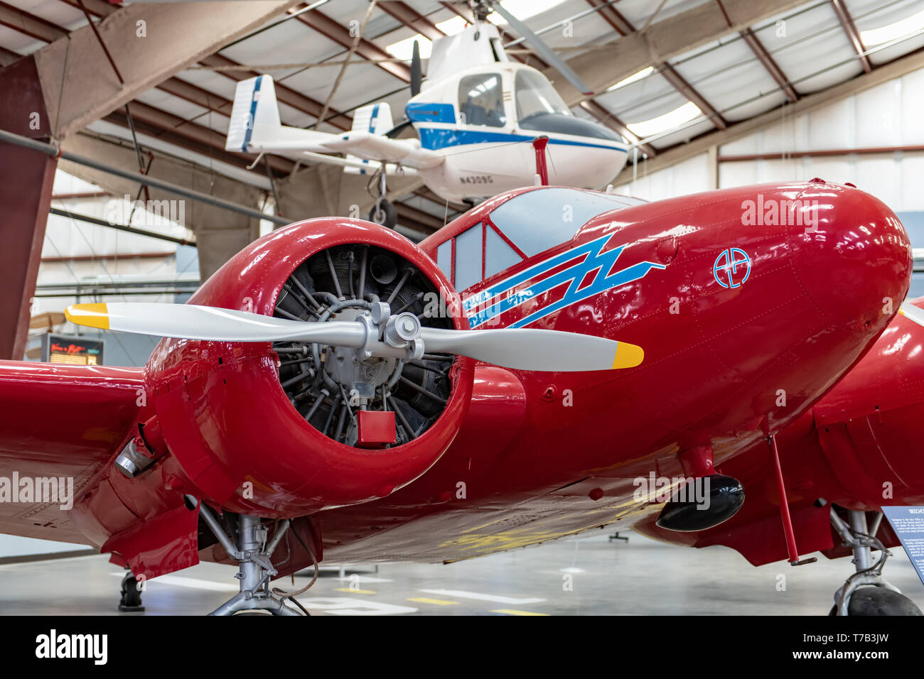 Beechcraft S18D (Commercial Aircraft) Pima Air & Space Museum in Tucson ...