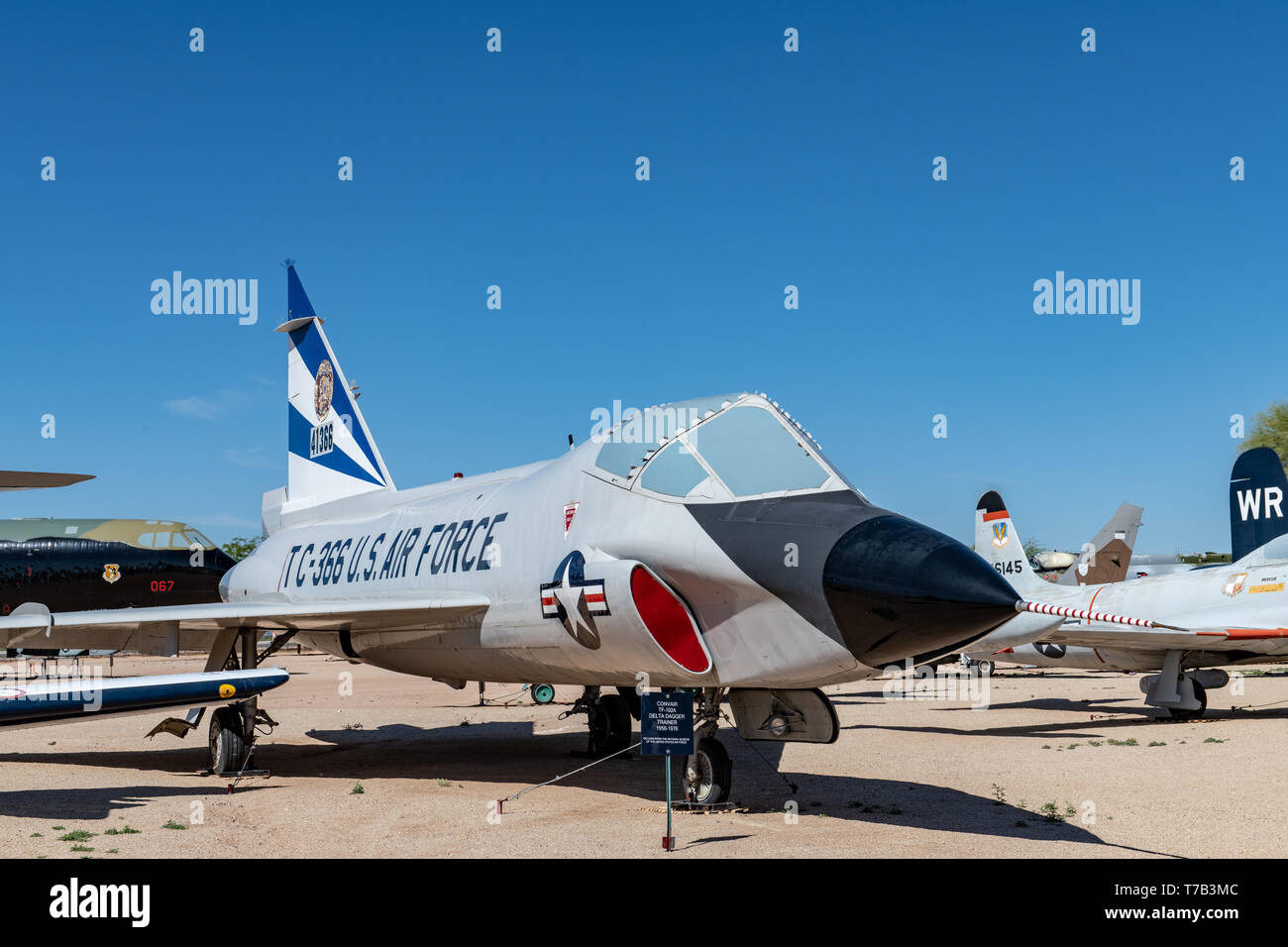 Convair TF-102A Delta Dagger (Air Force) at Pima Air & Space Museum in ...