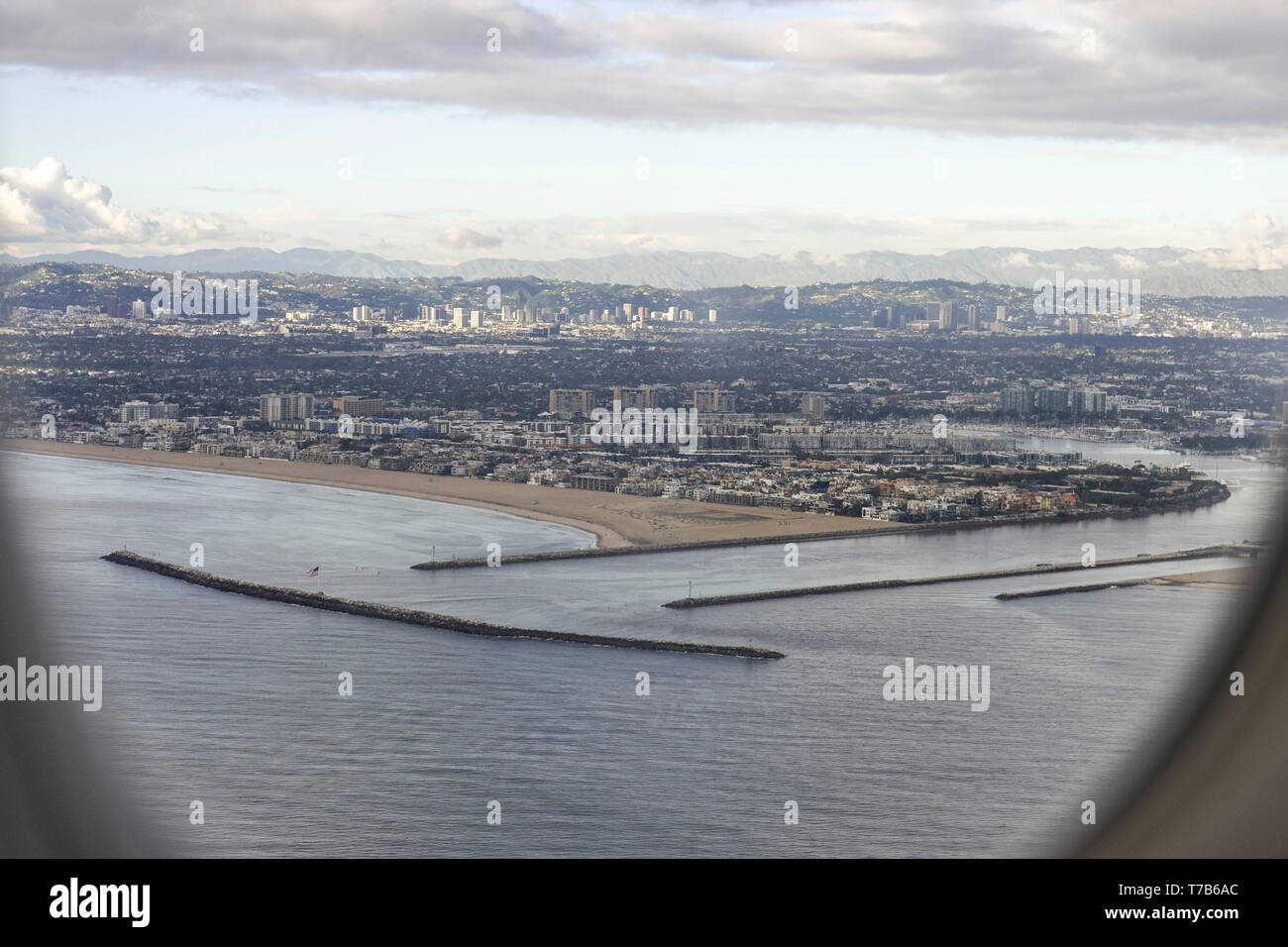 Aerial views of Los Angeles Stock Photo - Alamy