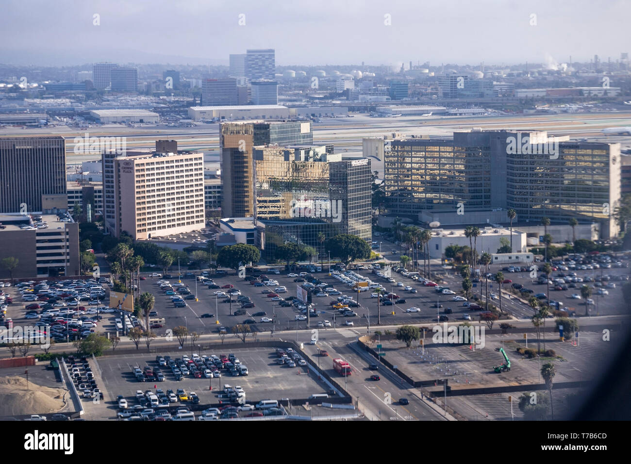 Aerial views of Los Angeles Stock Photo - Alamy
