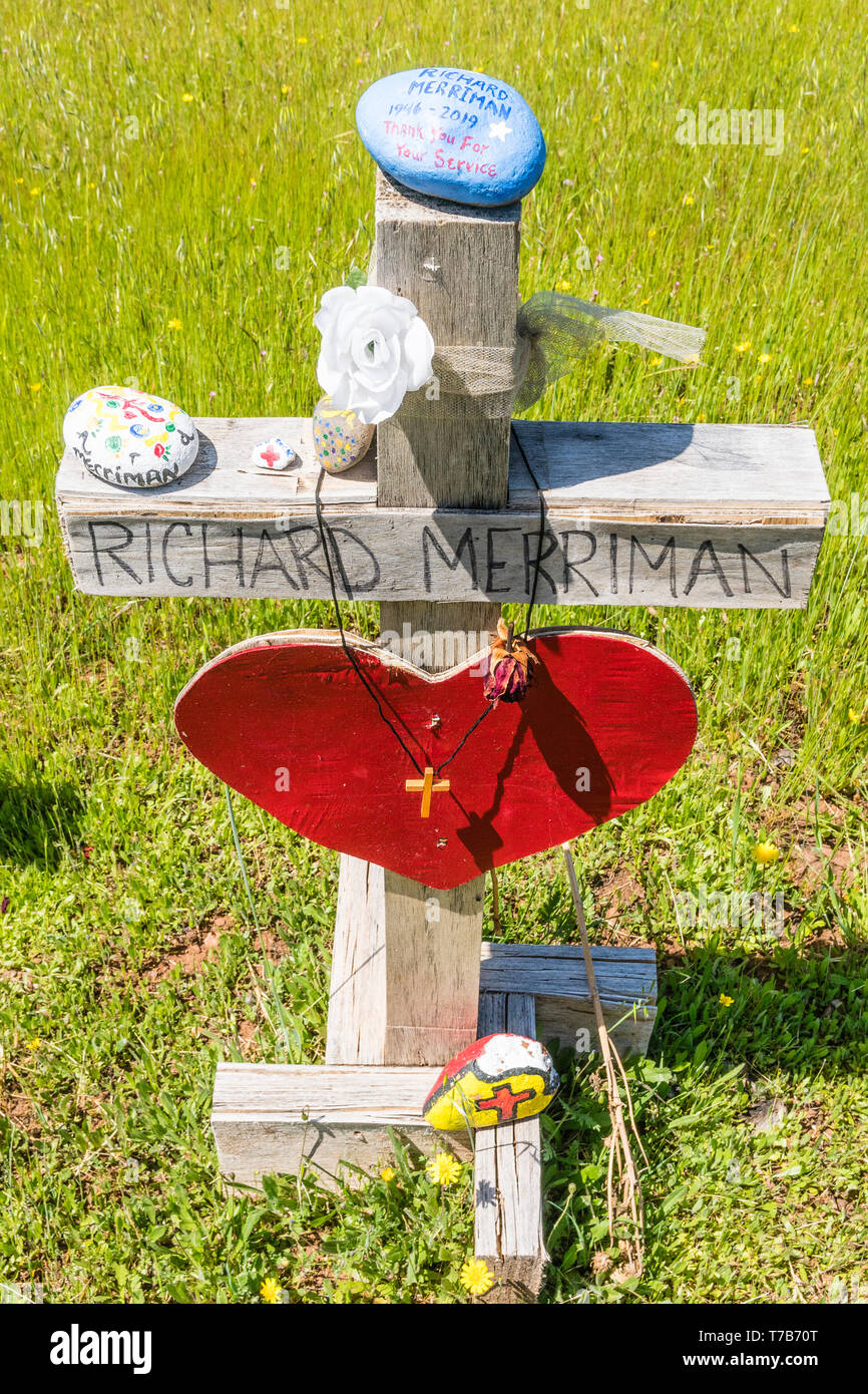 86 crosses were planted to memorialize the victims of the Camp Fire ...