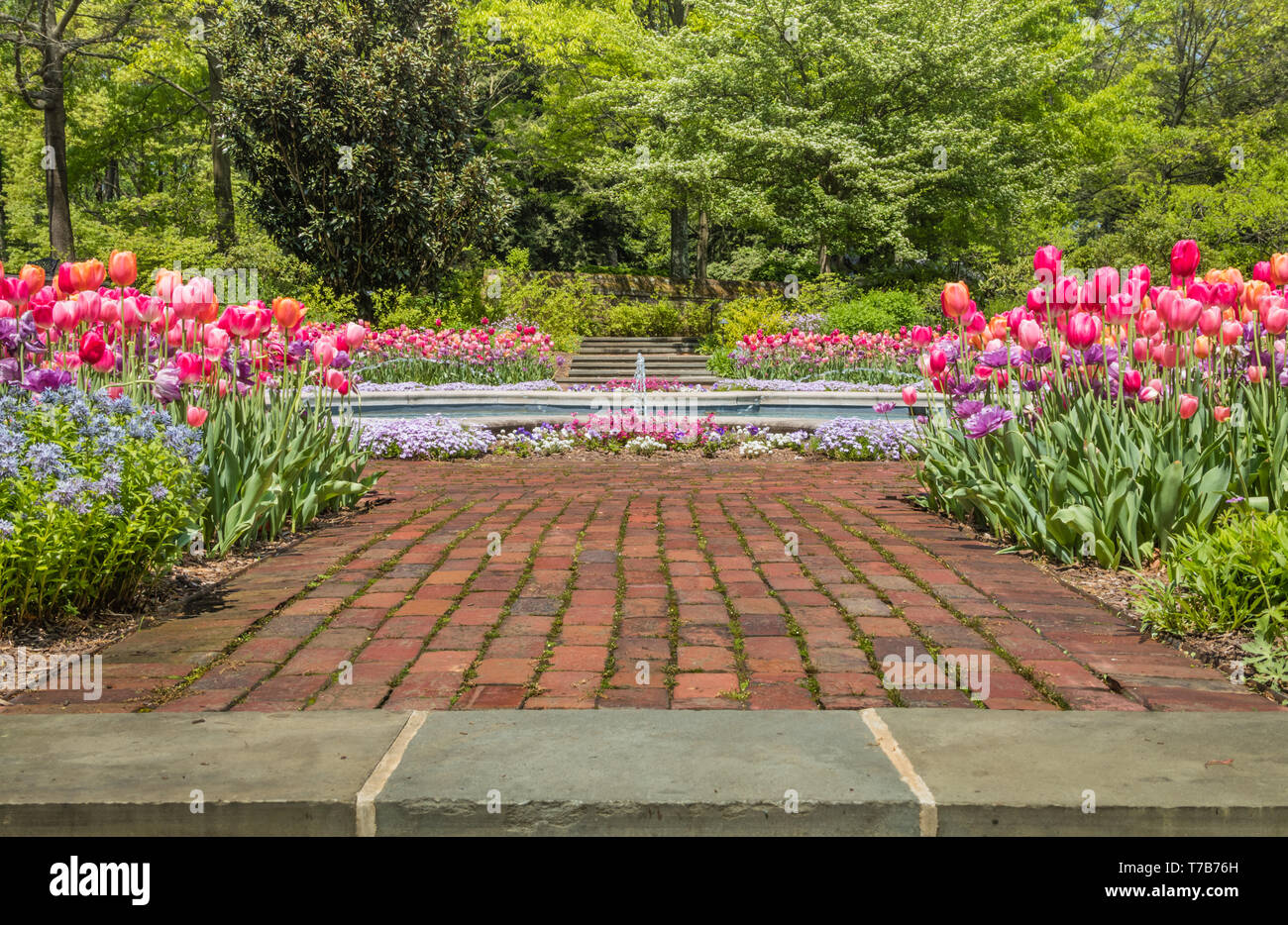 Pretty brick walkway hi-res stock photography and images - Alamy