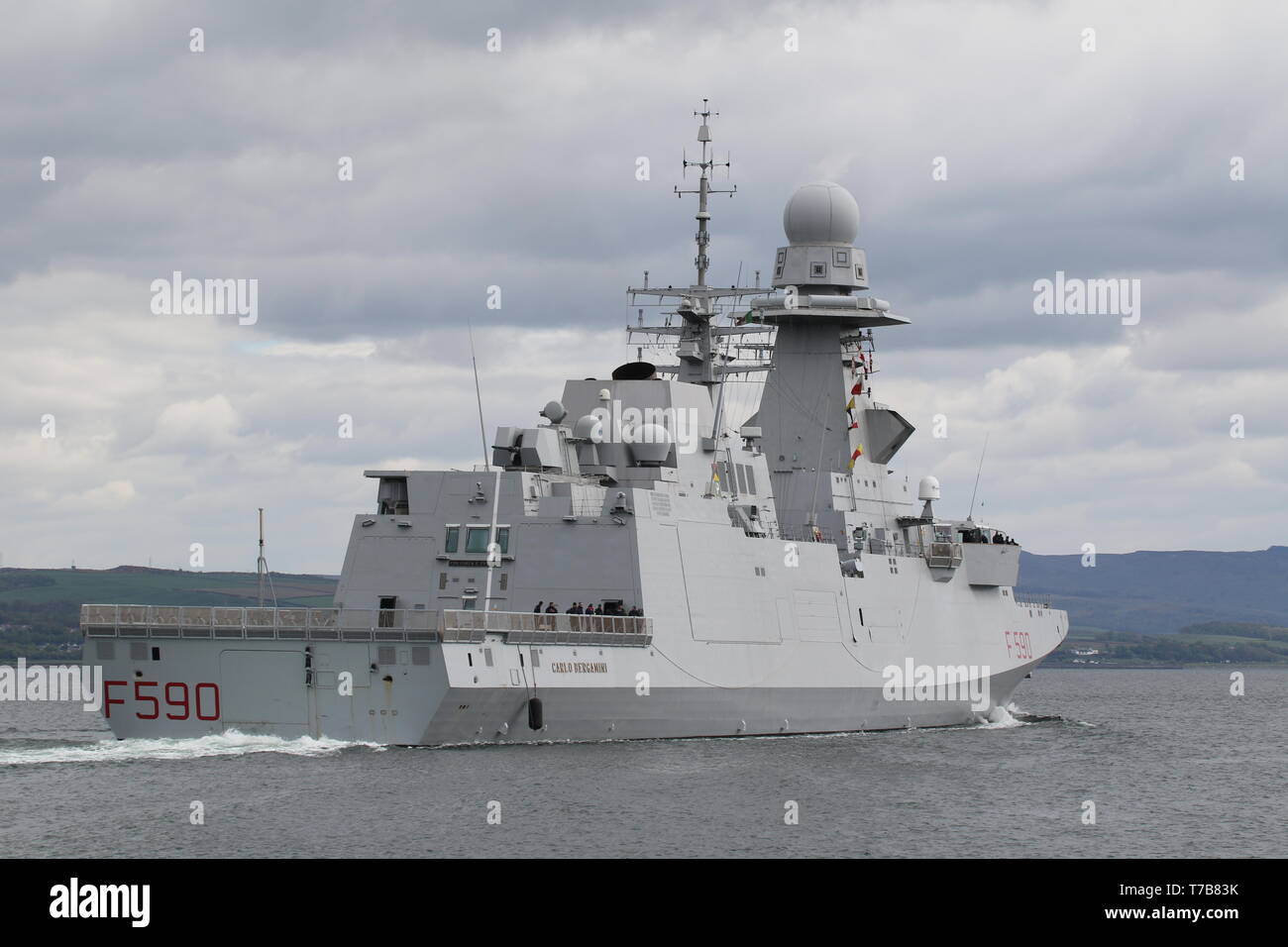ITS Carlo Bergamini (F590), a Bergamini-class frigate operated by the ...