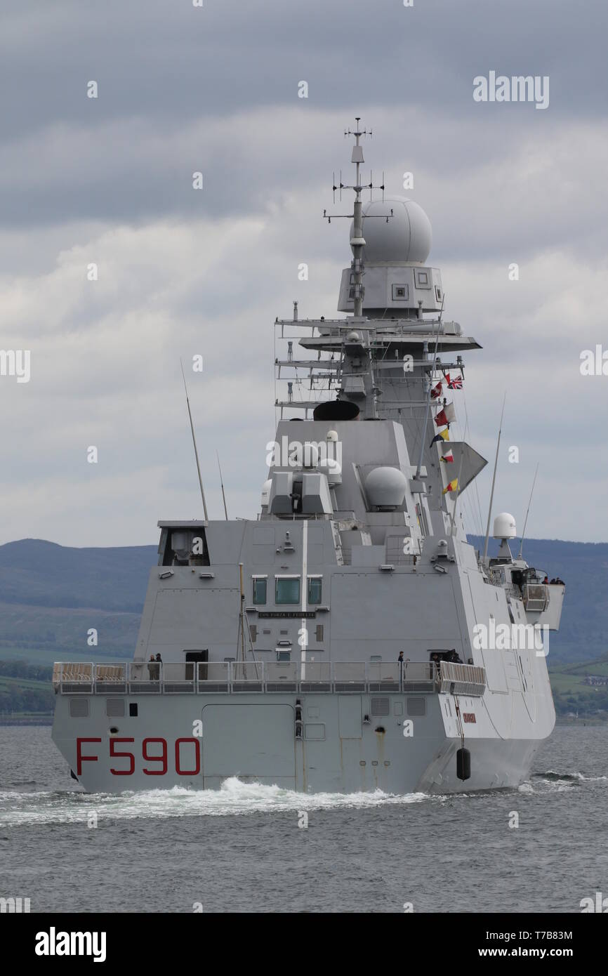 ITS Carlo Bergamini (F590), a Bergamini-class frigate operated by the ...
