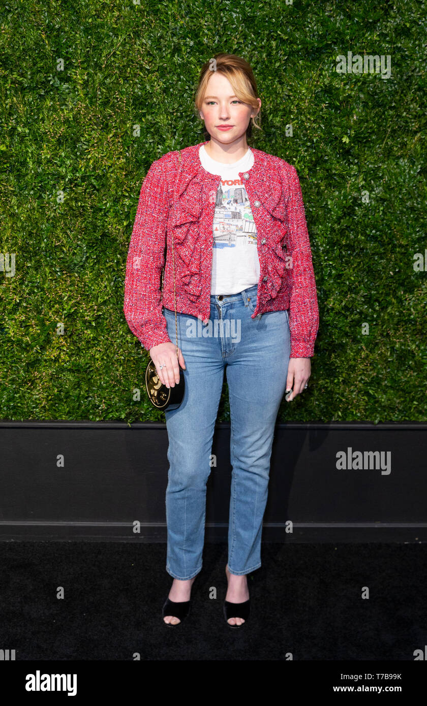 New York, NY - April 29, 2019: Haley Bennett wearing Chanel attends the ...