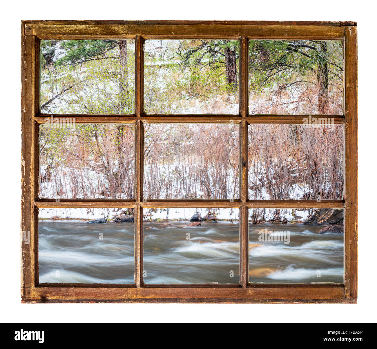 Whitewater mountain Cut Out Stock Images & Pictures - Alamy